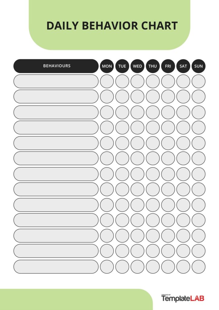 Round Table Seating Chart Template - Printable Chart Templates