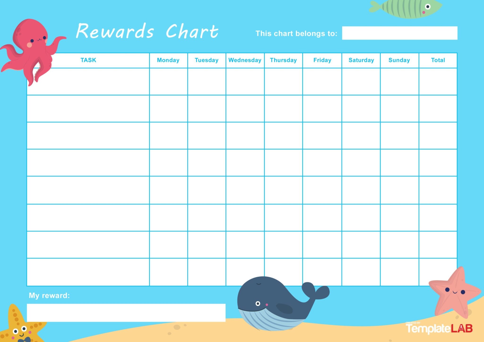 Free Printable Blank Rainfall Chart - Printable Chart Templates