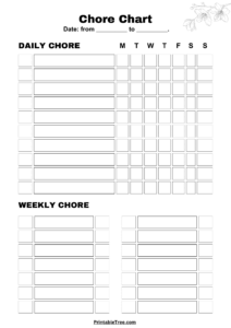 Free Printable Blank Rainfall Chart - Printable Chart Templates