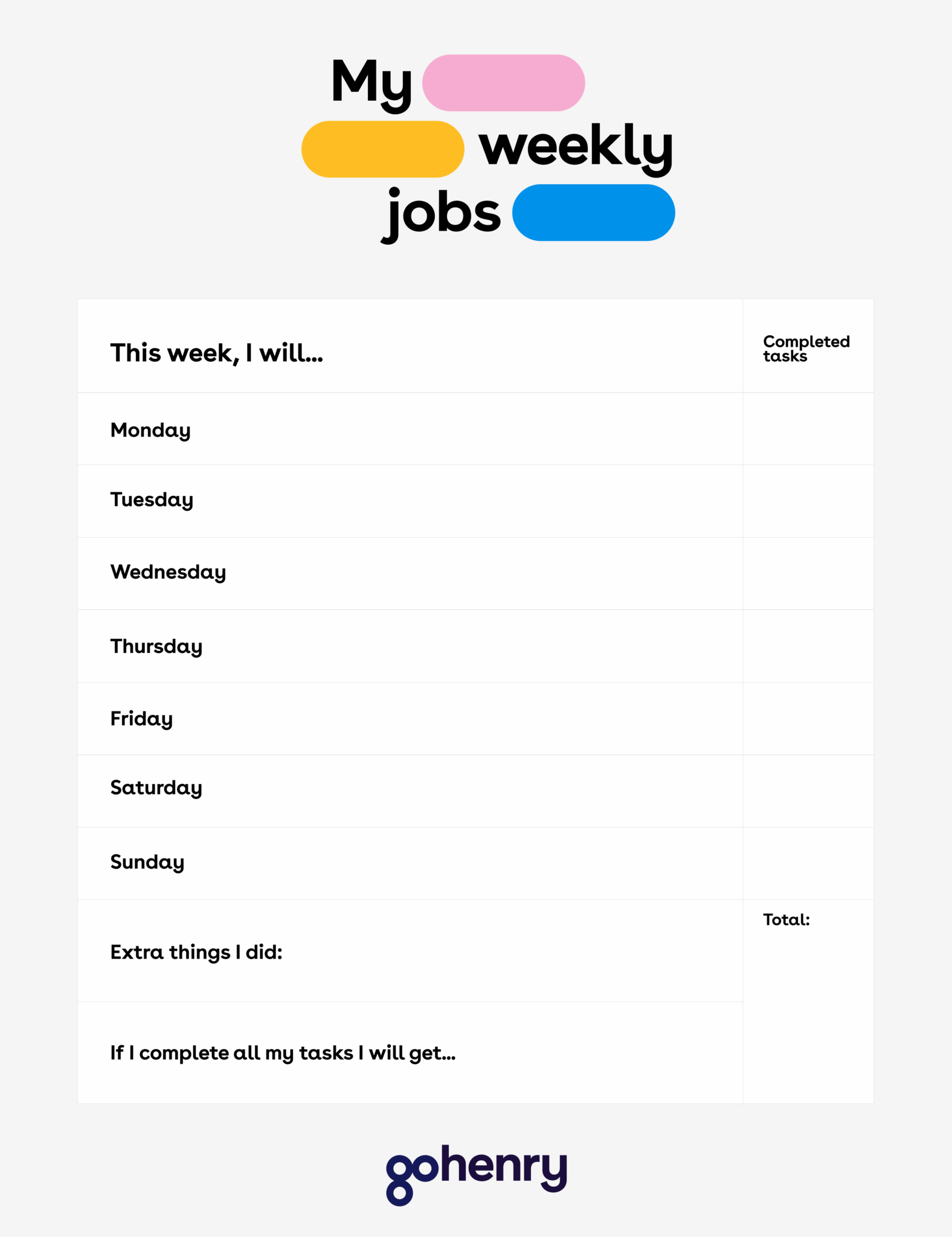 Free Printable Blank Tally Chart - Printable Chart Templates